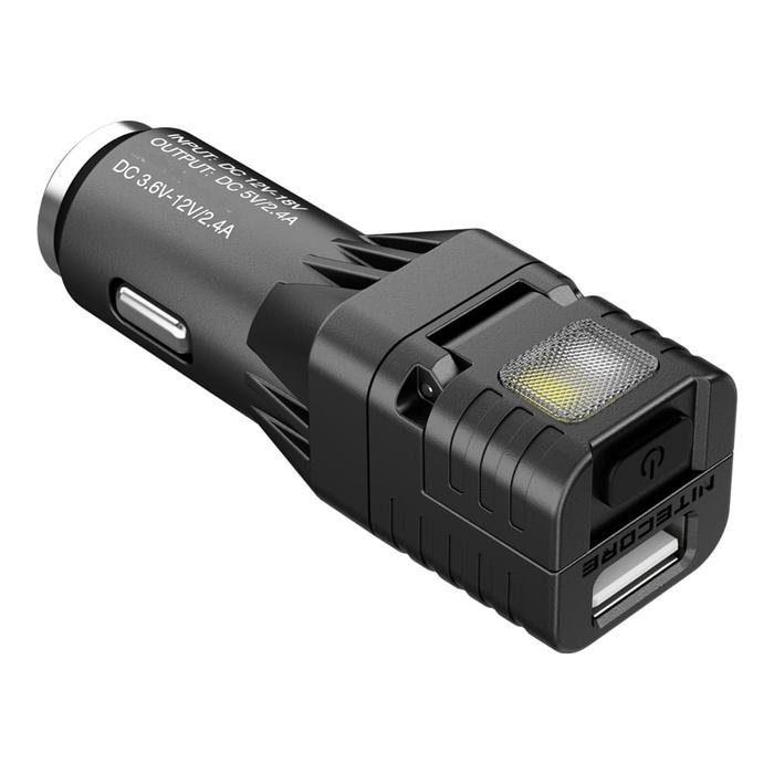 Jual Nitecore USB Car Charger 1 Port QC3.0 with Emergency LED Light ...