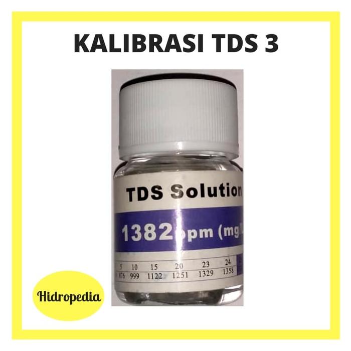 Jual TDS Meter Calibration Liquid - Cairan Kalibrasi TDS Solution - TDS ...