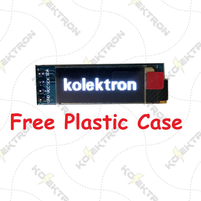 Jual Modul Display OLED 128x32 LCD I2C 0.91" Inch White Arduino Putih ...
