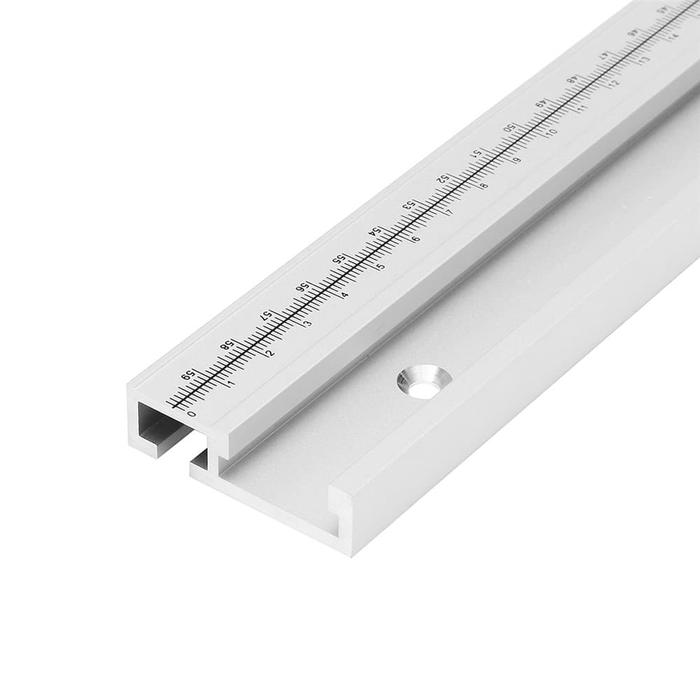 Jual T-Track T-Slot ukuran 60cm with Scale for Table Saw and Router ...
