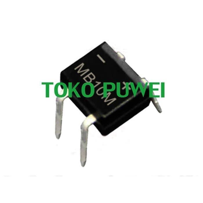 Jual MB10M 1000V 0.5A Single Phase DIP Type Rectifier Bridge BE60 ...