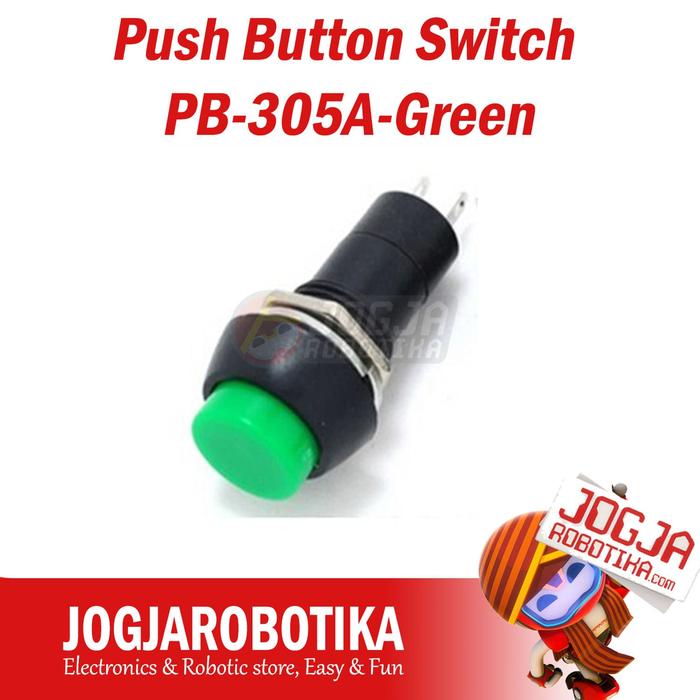 Jual Push Button Switch Self-Locking PB-305A-Green - Kab. Sleman ...