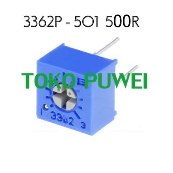 Jual 3362P Trimpot variabel resistor Presisi 3362 P 501 500 Ohm BS86 ...