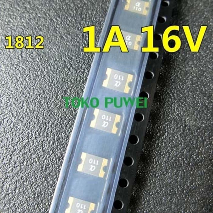 Jual Resettable Fuse PPTC SMD Fused 1812 1000MA 1A 16V PTC SMD110-16V BP17 - Jakarta Utara ...