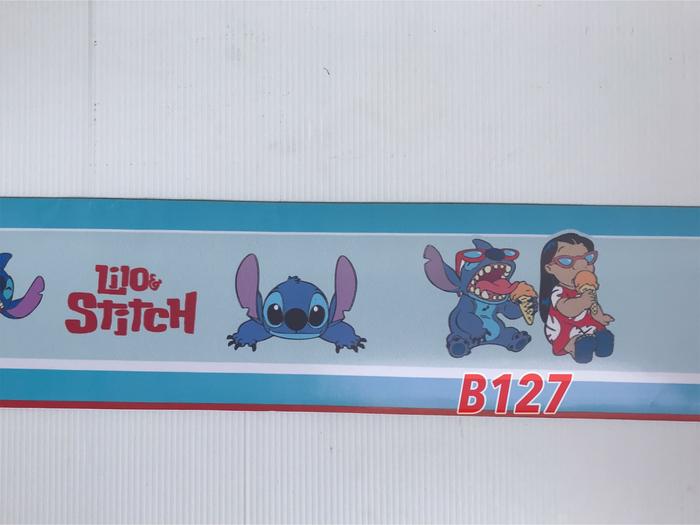 Jual B127 Wall Border Sticker Lilo and Stitch - Wallpaper Dinding ...