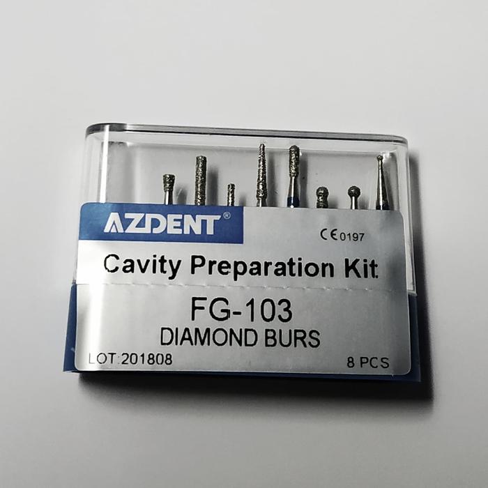 Jual Diamond Bur Set isi 8 (Cavity Preparation Kit) - Jakarta Barat ...