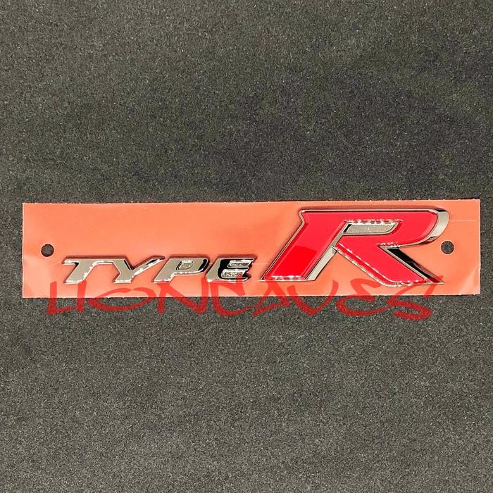 Jual Original Rear Emblem Type R FK8 for Civic Turbo (Sedan / Hatchback ...