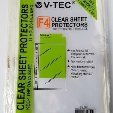 Jual PP Pocket / Clear sheet protection F4 V Tec - Kota Bandung - Ciels Atk | Tokopedia