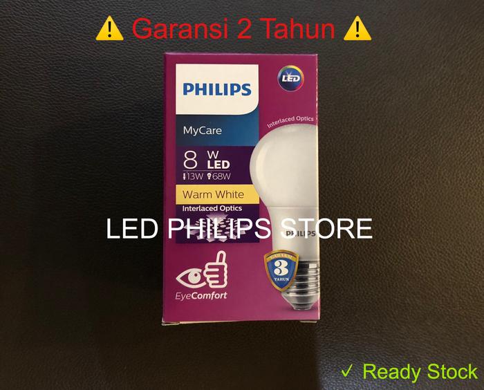 Jual Lampu Bohlam LED Philips 8 Watt Kuning/Warm White (8W 8 W 8Watt) - Jakarta Utara - LED ...