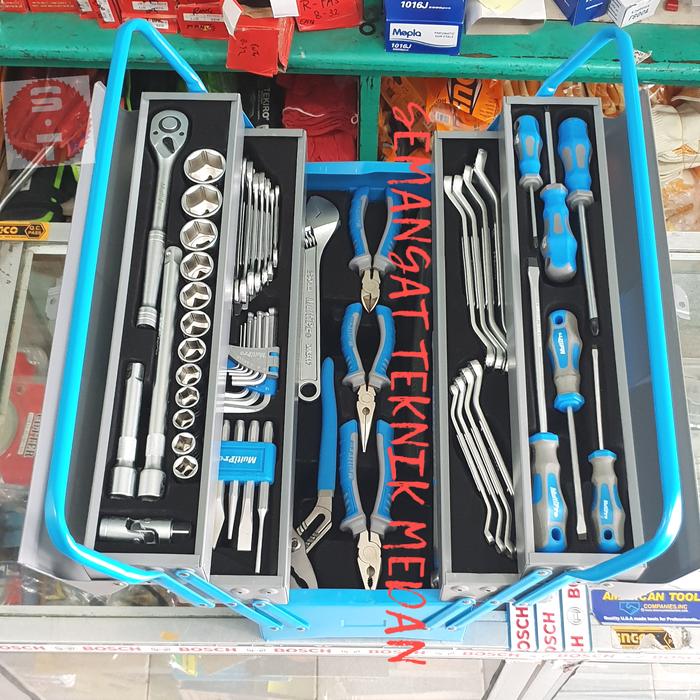 Jual MULTIPRO MEKANIK TOOL SET KIT MECHANIC BOX SET 60pcs 60 pcs ...