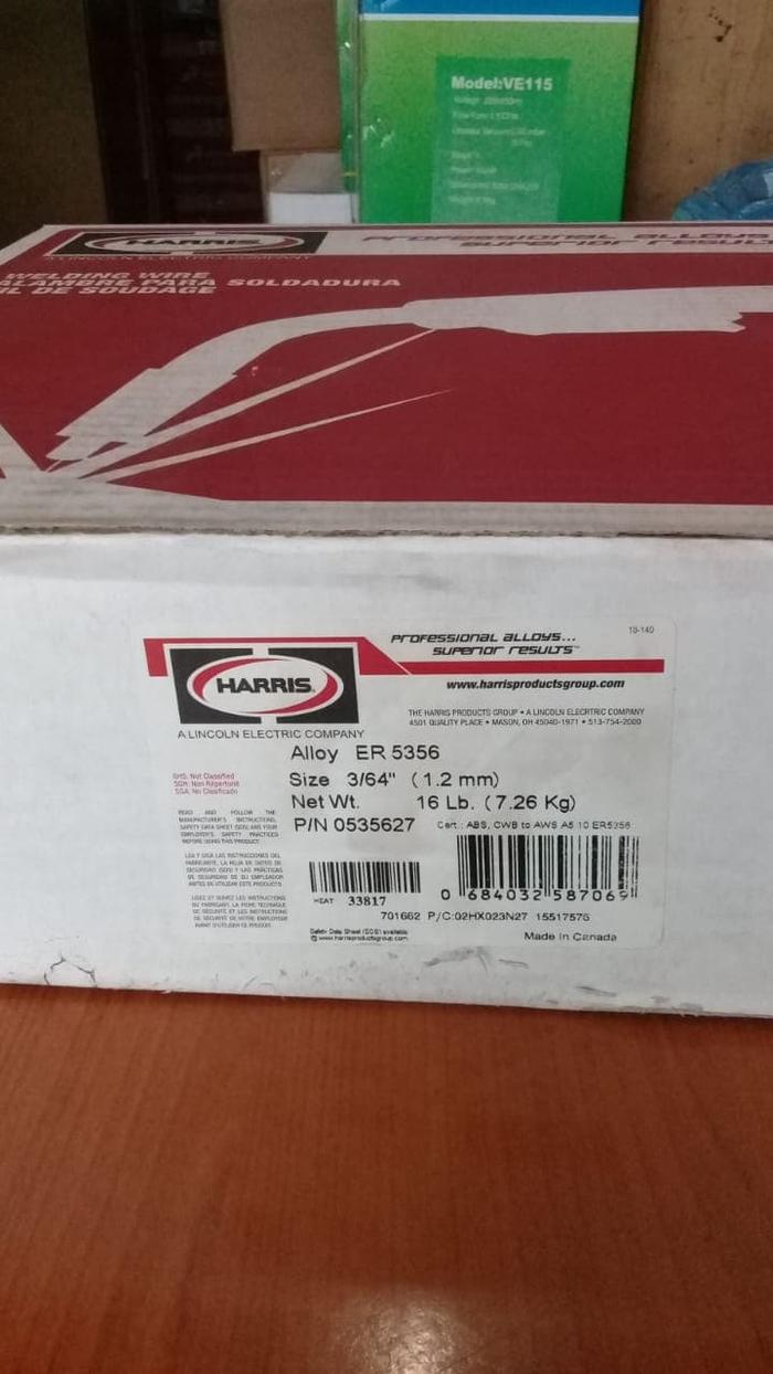 Jual HARRIS 5356 dia 1.2 mm kawat las mig alumunium - Jakarta Barat ...