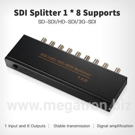 Jual SDI splitter/Distributor 8 output (1x8) - Support SD/HD/3G-SDI ...