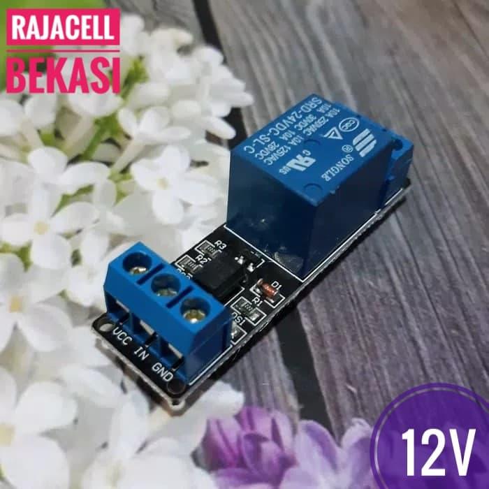 Jual Relay Module 1 Ch 12V DC Low Level Trigger +Optocoupler High ...