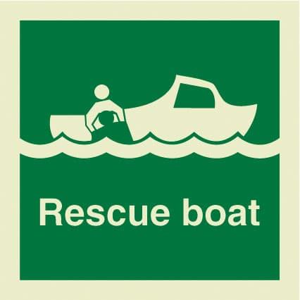 Jual Sticker Rescue boat with text - IMO Symbols - IMPA 33.4101 ...
