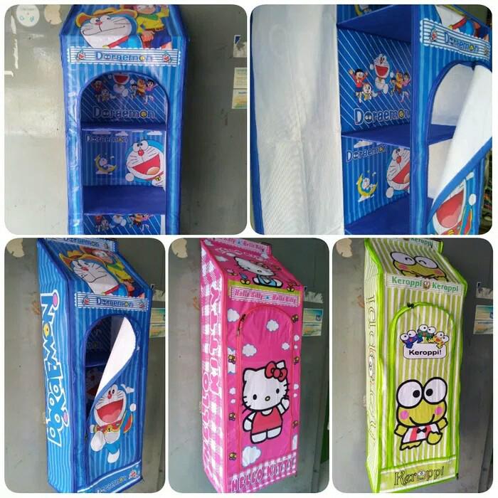 Jual Rak Baju Gantung 3 Susun Lipat Karakter - Lemari/Laci/Tempat ...