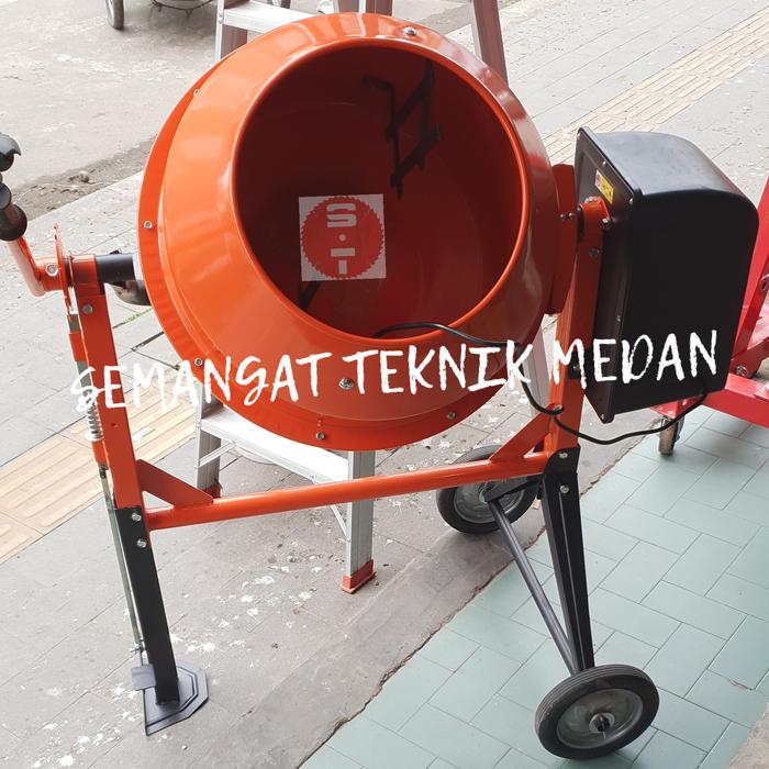 Promo MESIN MOLEN PENGADUK ADUK SEMEN MINI LISTRIK CONCRETE MIXER 120 LITER - Kota Medan ...