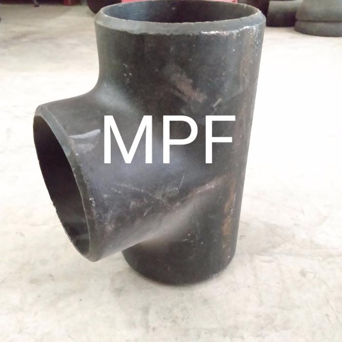 Jual Tee Las SGP 1-1/2" Besi Hitam carbon steel CS Straight Equal Inch ...