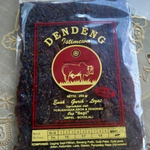 Jual Dendeng sapi kering cap sapi 250 gram (untuk olahan/belum siap ...