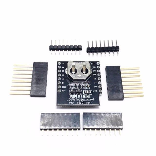 Jual Wemos D1 mini RTC Real time clock data log logger shield DS1307 ...
