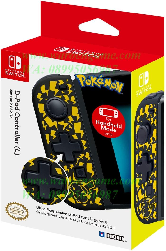 Promo HORI Nintendo Switch D-Pad Controller (L) (Pokemon Pikachu) Cicil ...
