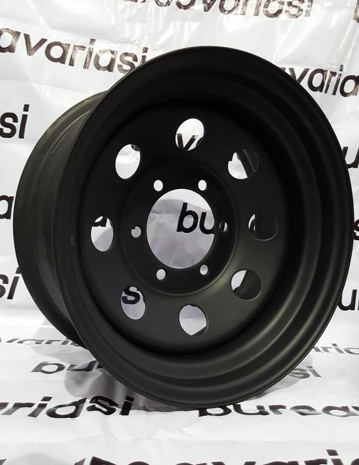 Jual Velg Besi Modular R15 6x139.7 Matt Black Strada Triton Hardtop ...