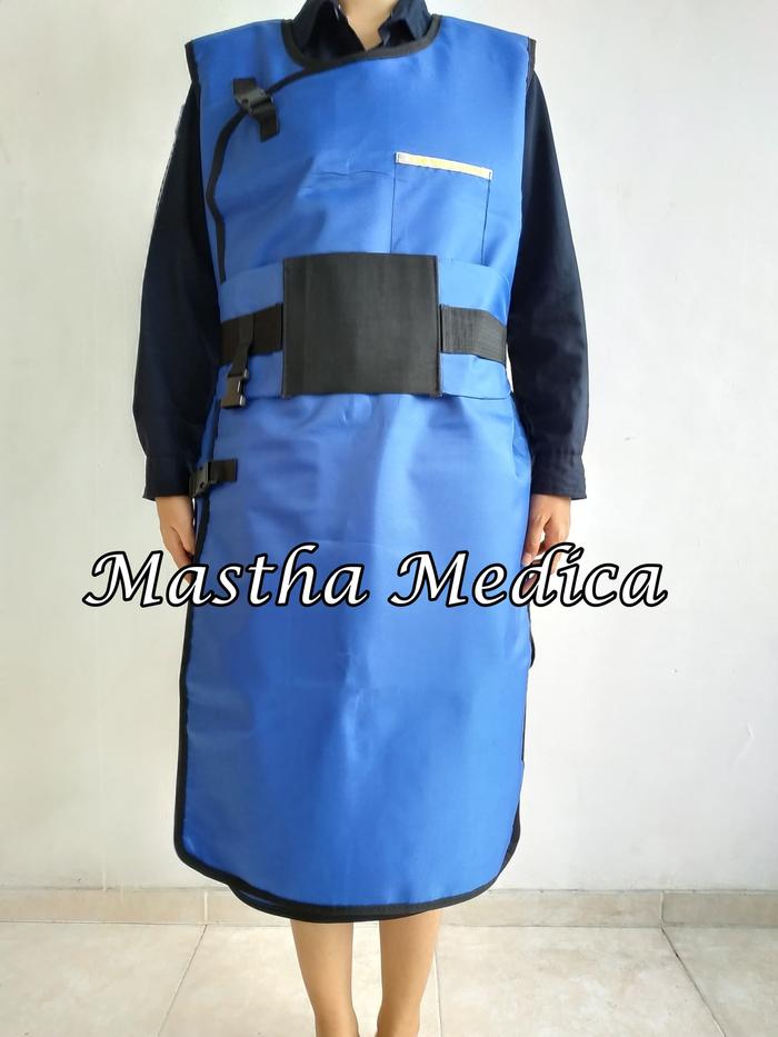 Jual Apron Timbal DOUBLE Tebal 0,5 mm pakaian appron Radiologi Anti ...