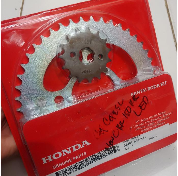 Jual Gearset Girset Cbr150 led Cb150R Facelift Original Honda K45 ...