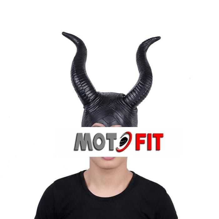 Jual topeng angelina jolie tanduk maleficent demon setan iblis horn ...
