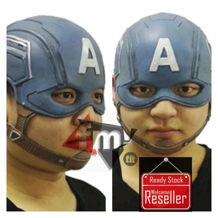 Jual Topeng Deadpool Mask Marvel Xmen Dead Pool Full Face Latex Cosplay ...
