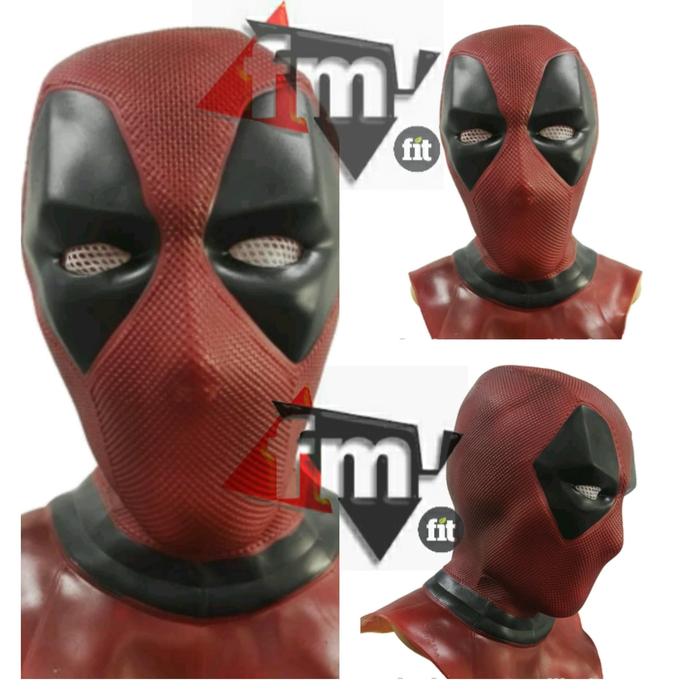 Jual Topeng Deadpool Mask Marvel Xmen Dead Pool Full Face Latex Cosplay ...