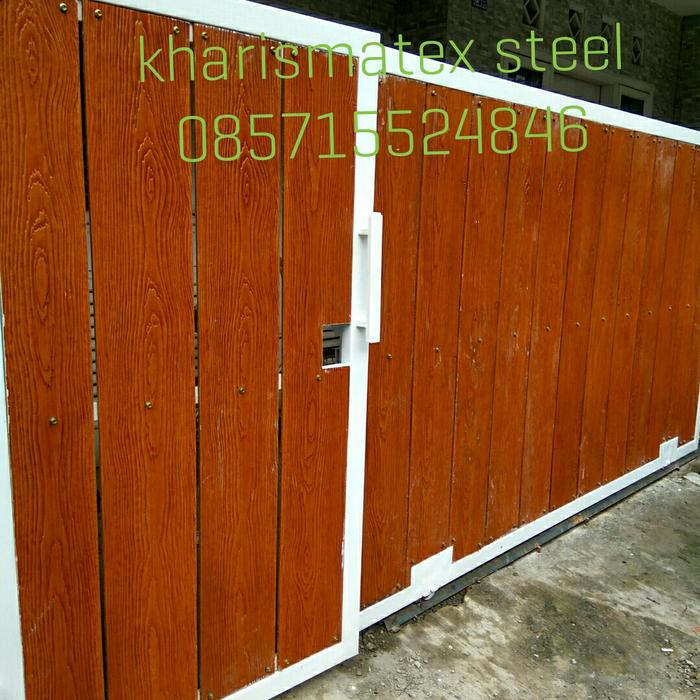 Jual pagar besi conwood plank serat kayu - Kota Tangerang Selatan ...