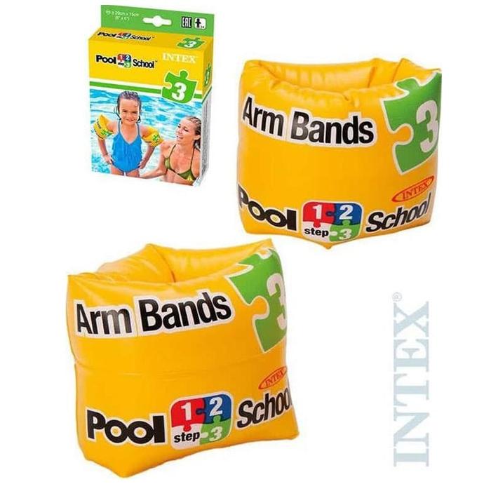 Jual Pelampung tangan ban renang tangan/ arm bands swim trainer intex ...