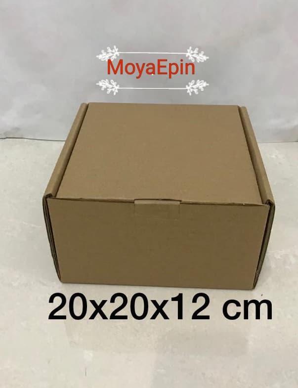 Jual kardus/karton/ box uk.20x20x12 cm DIE CUT / box pizza - Jakarta ...