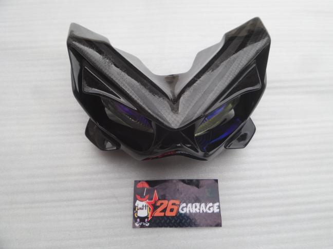 Jual HEADLAMP LAMPU DEPAN CUSTOM EUROFIGHTER Z250 MT25 XABRE VIXION GSX ...