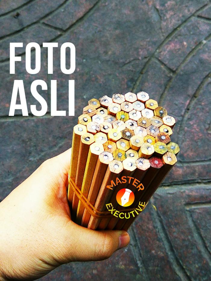 Jual Pensil Polos Kayu Hexagonal Hb 16 Cm / Segi Enam 98% Baik Per 50 ...