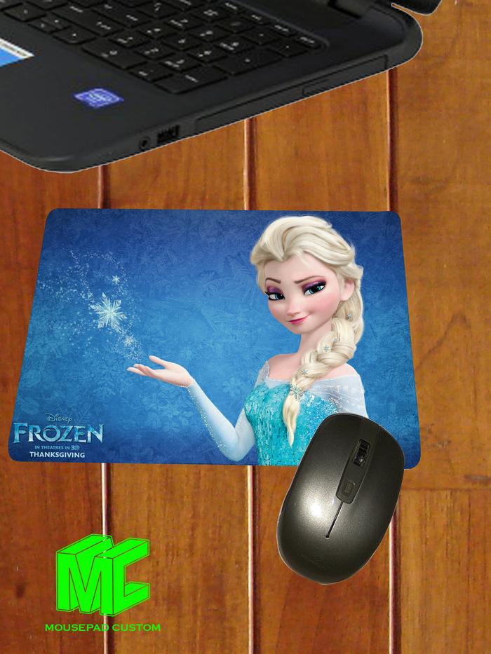 Jual Mouse pad disney snow queen elsa in frozen custom, mousepad gaming ...