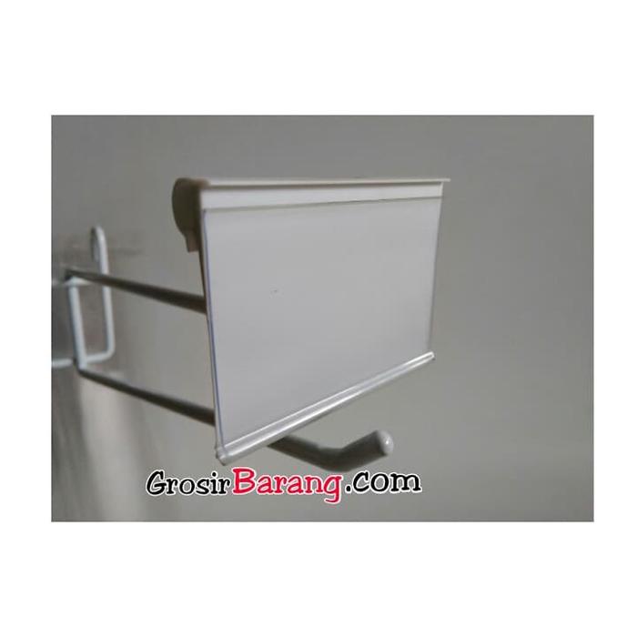 Jual Cantolan mika label harga Hook ram plat rak jaring ram tempat ...