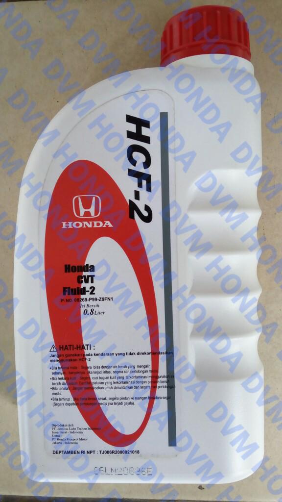 Jual Oli Transmisi Automatic Honda HCF-2 (0,8L) Original - Kota ...