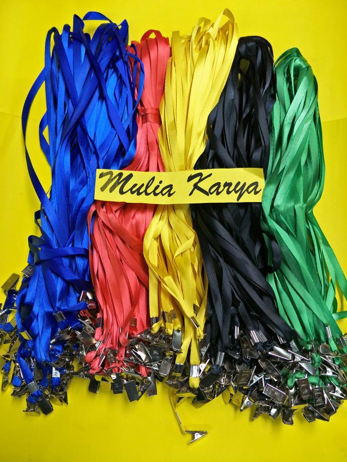 Jual Tali Lanyard / Tali Name tag Taiwan dengan Penjepit Besi - Jakarta ...