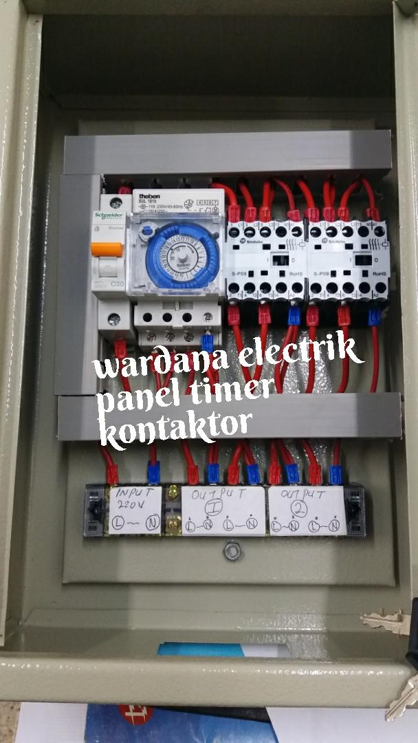 Jual panel double kontaktor otomatis timer theben - Jakarta Pusat ...