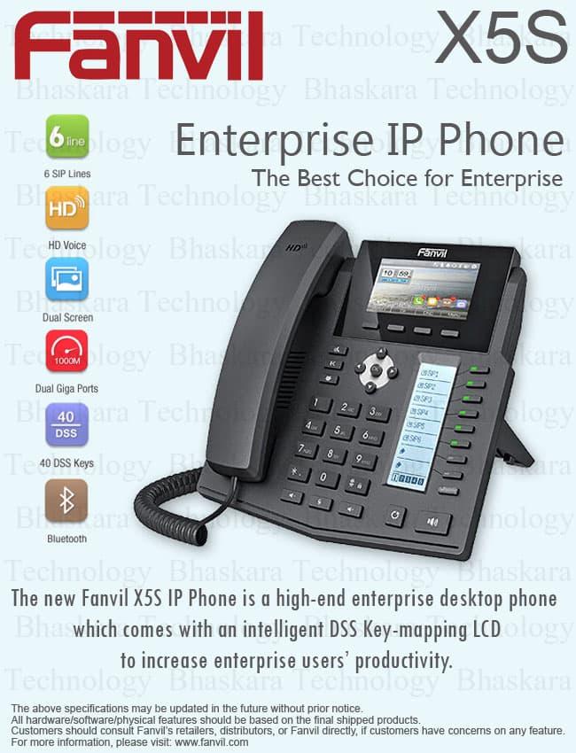 Jual IP Phone FANVIL X5S Enterprise IP Phone - Kota Semarang - Bhaskara ...