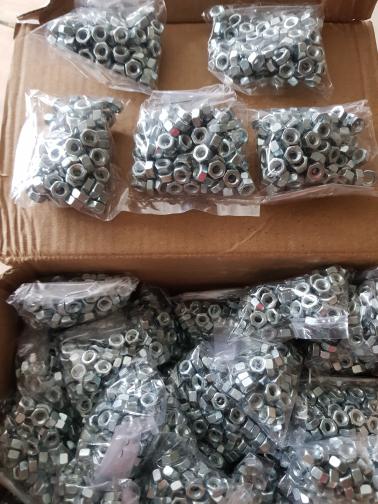 Jual Mur M4 isi 100 pcs putih galvanis ( mur saja tanpa BAUT ...