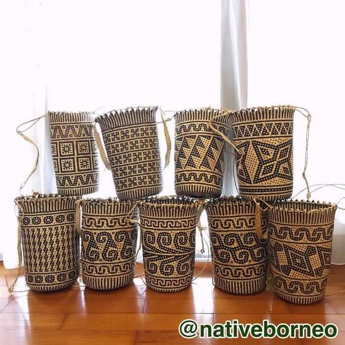 Jual Anjat Rotan Motif, Tas Punggung Rotan Motif, Rambat, Bakul Rotan ...