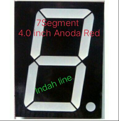 Jual Seven Segment 4 inch 7 Segment 4" Segmen Anoda Merah - Kota ...