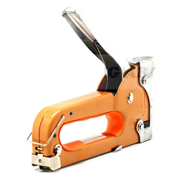 Jual Kenmaster Stapler Gun Tangan Multifungsi 4 - 8 mm Oranye Heavy ...