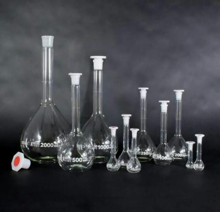 Jual labu ukur 250ml volumetric flask 250ml labu takar 250ml Pyrex ...