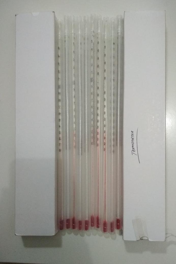 Jual Thermometer Alcohol Skala - 10 C - (+) 150 C/Termometer Alkohol ...