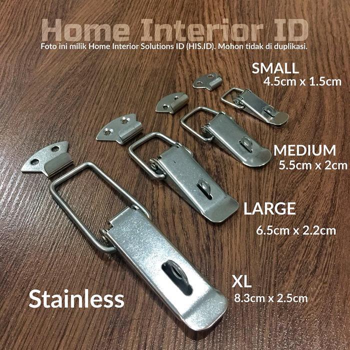 Jual Overval Koper Stainless Medium - Grendel Koper - Tarikan Peti Kait ...