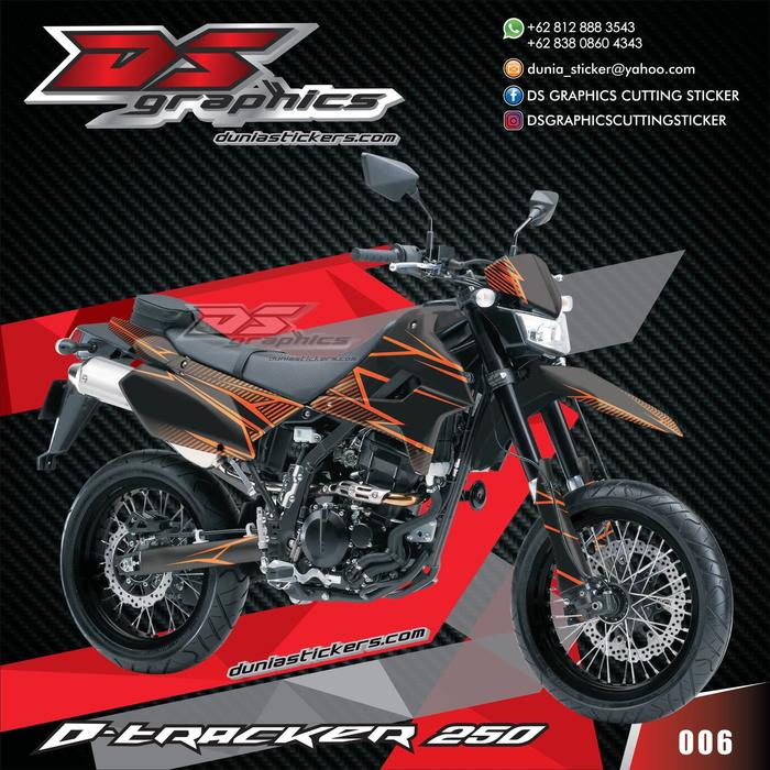 Jual DECAL KLX 250 / DECAL DTRACKER 250 SUPERMOTO / STIKER KLX 250 ...