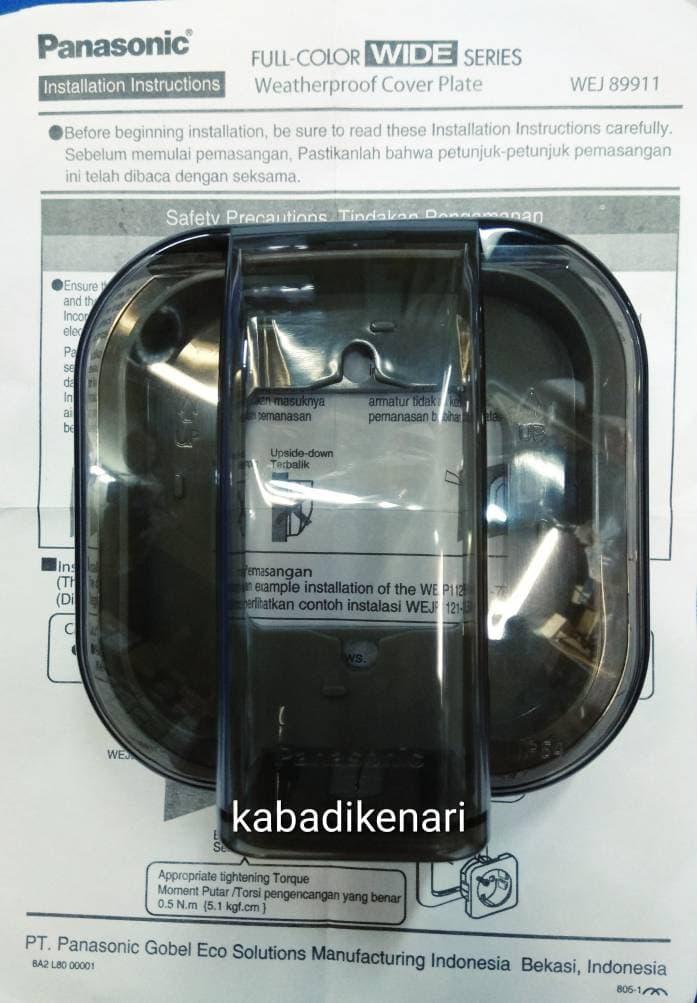 Jual PANASONIC COVER / PELINDUNG / TUTUP WATERPROOF STOP KONTAK ...